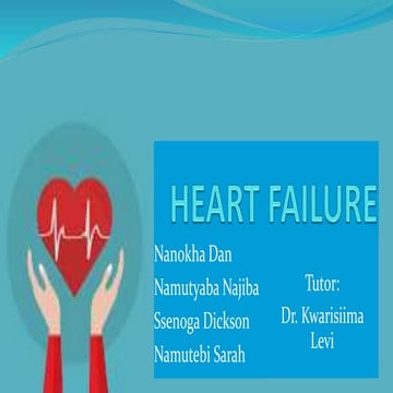 Congestive Heart Failure Case Presentation | PDF