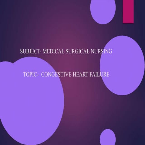 congestive heart failure full ppt presentation | PPT