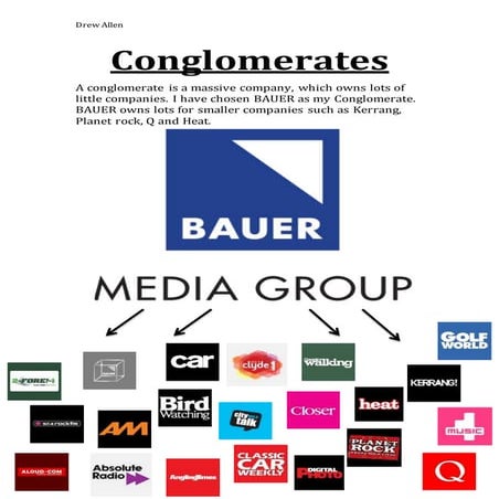 Conglomerates | DOCX