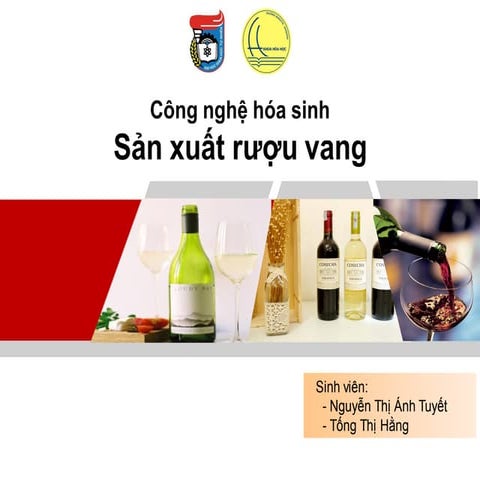 Cong nghe hoa sinh san xuat ruou vang | PDF