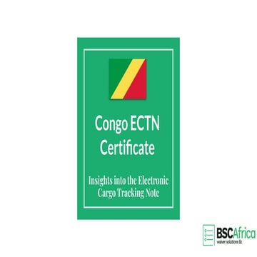 Congo ECTN Certificate Procedure BSC Africa | PDF