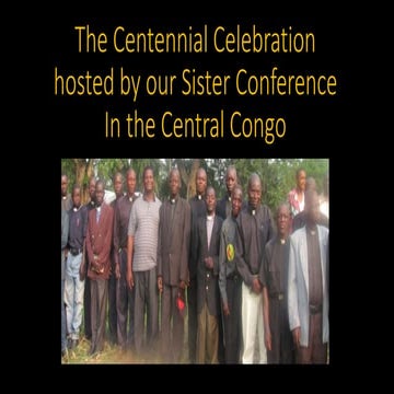 Congo Celebration 2014 | PPTX