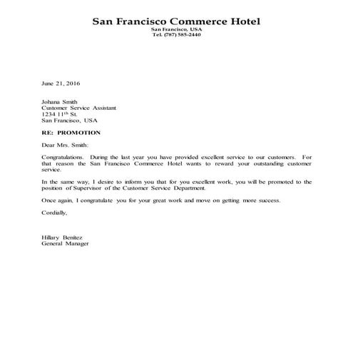 Congrats letter | DOCX