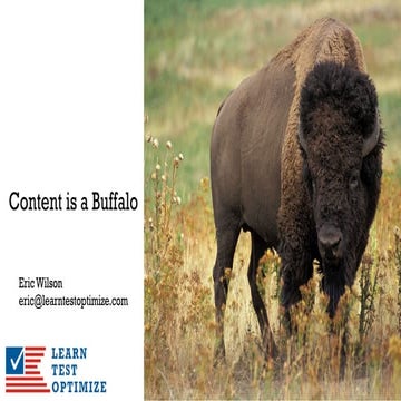 Content is a Buffalo | PPT