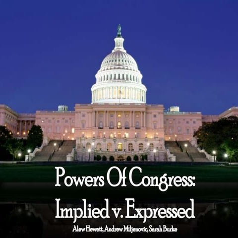 Congressional Power | PPTX