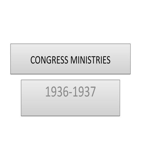 CONGRESS MINISTRIESssssssssssssssss.pptx
