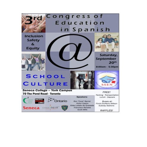 Third Congress of Education Poster | PDF | Education