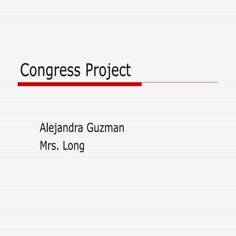 Congress project | PPT