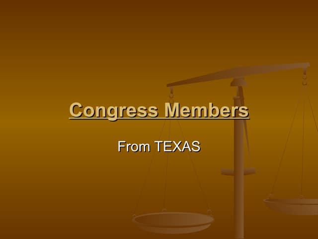 Congress Project | PPT