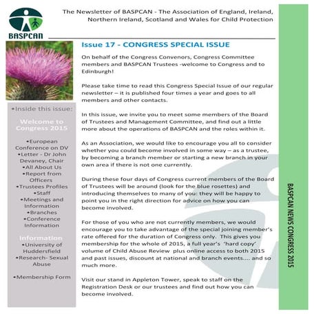 9th Congress Special Edition Newsletter | PDF