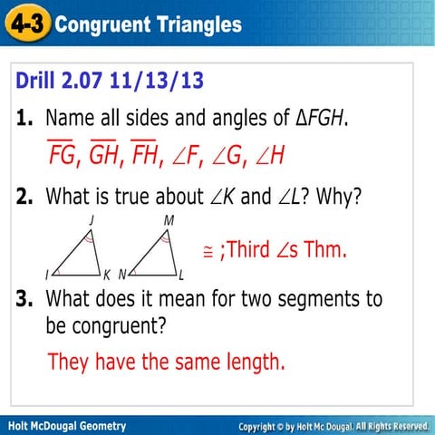 Congruent figures 2013 | PPT