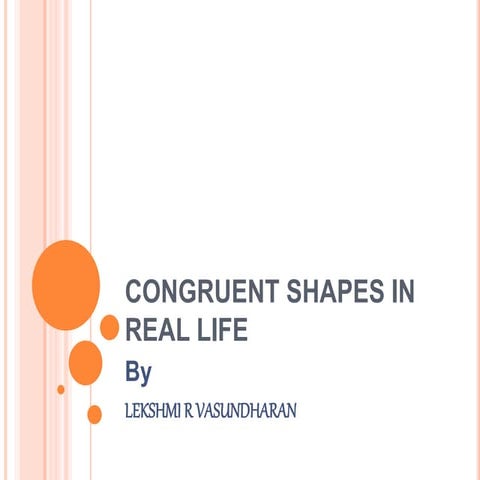 Congruent shapes in real life | PPT