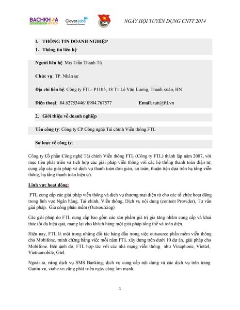 [Job Description] Android Developer | PDF