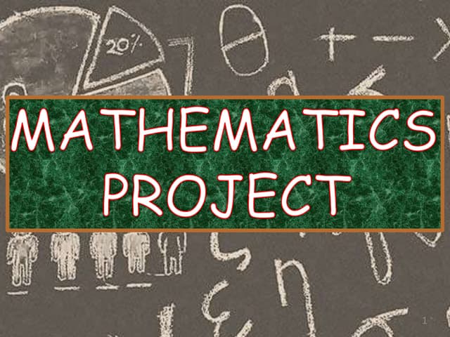 Conic Sections (Class 11 Project) | PPTX