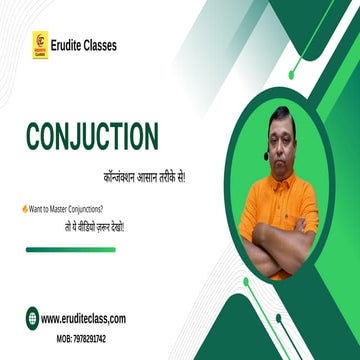 Conjunction – Definition, Types, Rules & Examples | PDF