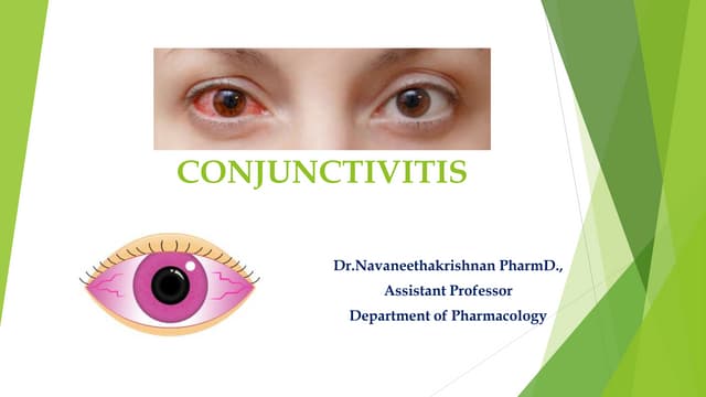 Conjunctivitis for Nurses- Easy Explanation | PDF