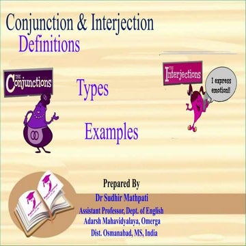 Conjuncion&interjection | PPT