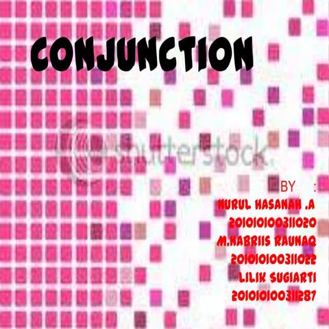 Conjunction | PPT
