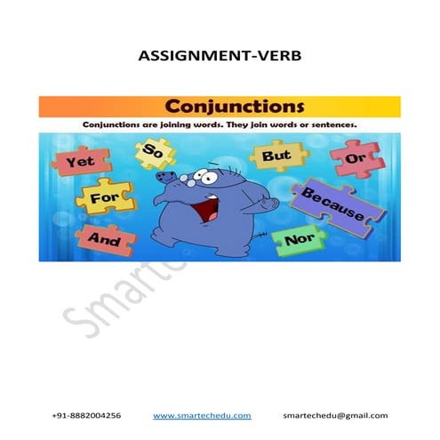 Conjunction assignment | PDF