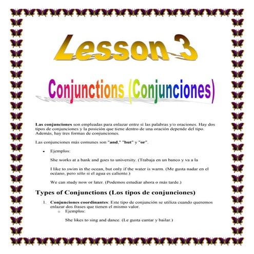 Conjunctions | DOCX