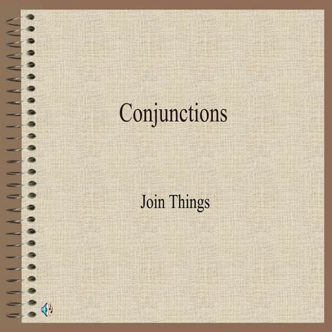 Conjunctions | PPT