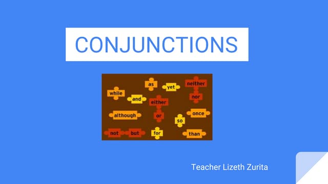 Conjunctions power point for grade 6.ppt
