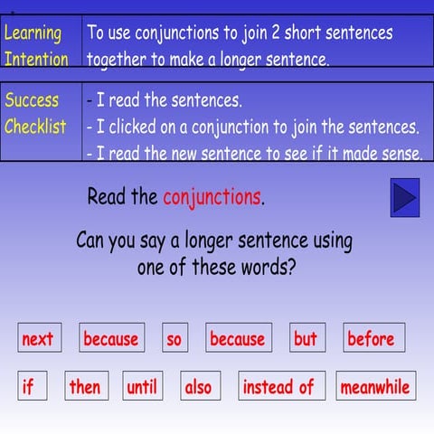 Using conjunctions in sentences and joining them.pptx