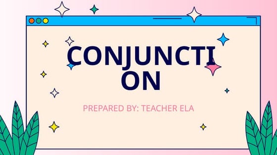 Exercise conjunctions | PPT