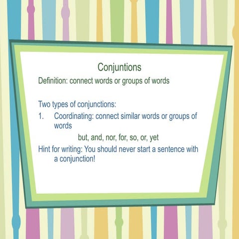 Comprehensive Guide to Conjunctions and Interjections in English ...