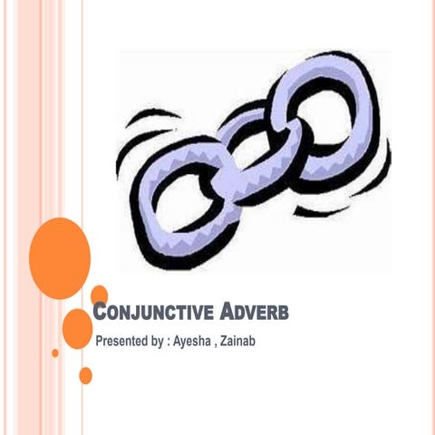 Conjunctive adverb | PPTX