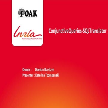 Conjunctive Queries Ppt 5190