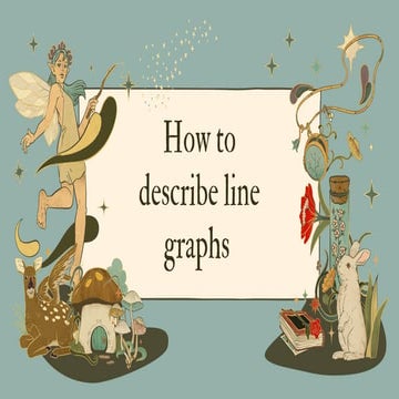 How to describe line graphs using present continuous | PPT