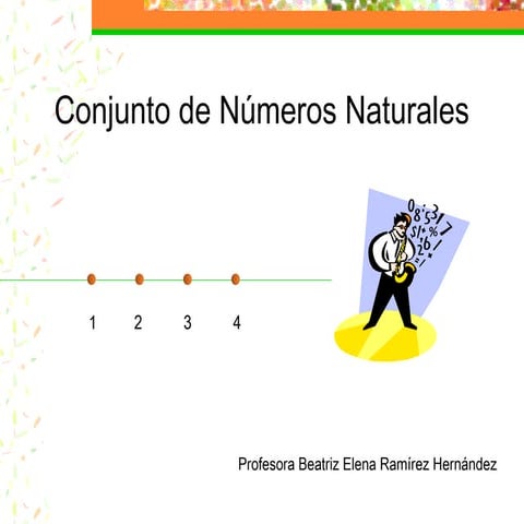 Conjunto de números naturales | PPT