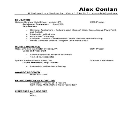 Conlan+alex+resume | DOCX