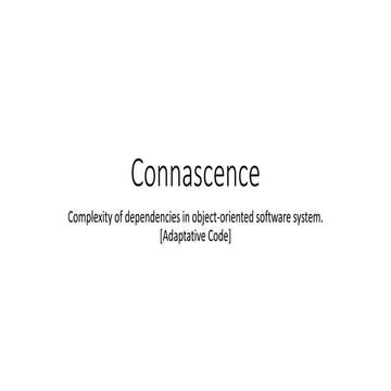 Connascence | PPTX