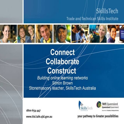 Connect, Collaborate And Construct | PPT | Social Networking | Internet