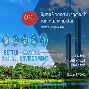 System & connectivity approach in commercial refrigeration: usability ...