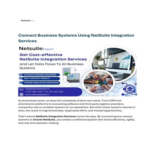 NetSuite Integration for Connected Business System | PDF