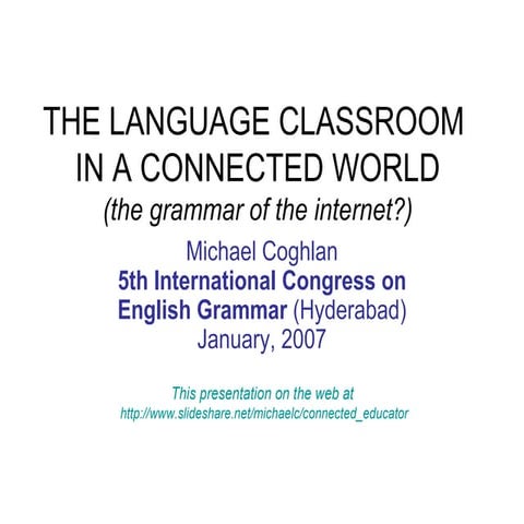 Connected Educator | PPT | Internet | Computing