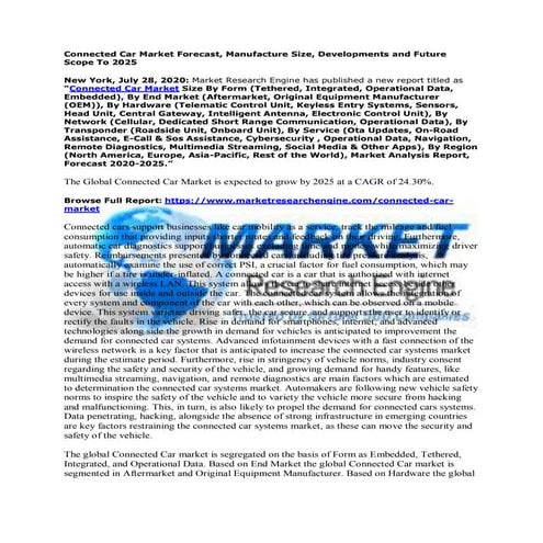 Connected Trucks Market Regional Trend & Growth Projections By 2034 | PPTX