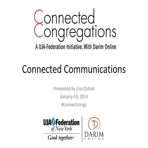 Connected Congregations: Connected Communications | PPT