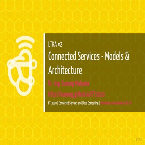 Connected Services - Models and Architecture | PDF