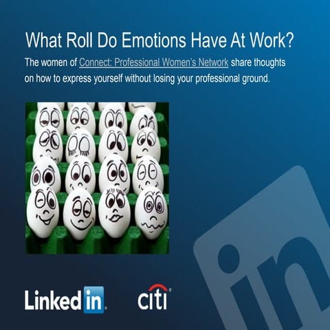 The Role of Emotions at Work | PPTX