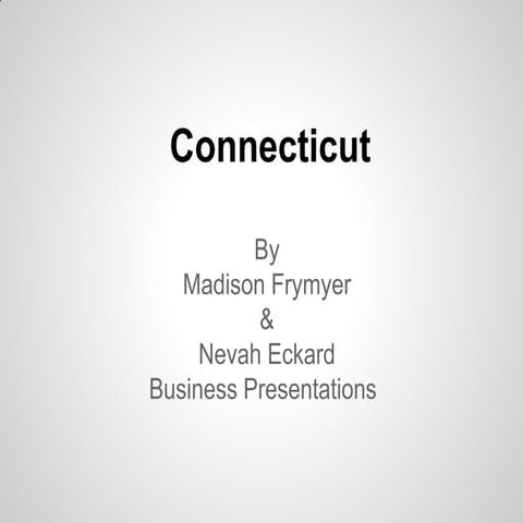 Connecticut | PPT