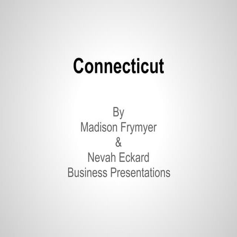 Connecticut | PPT