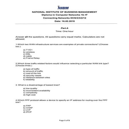 Connecting Networks.pptx | Computer Networking | Computing