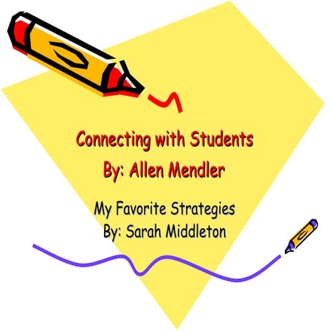 Connecting With Students | PPT