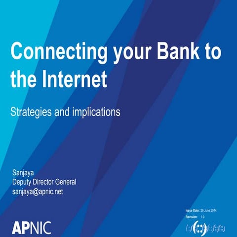 Connecting your bank to the Internet | PDF