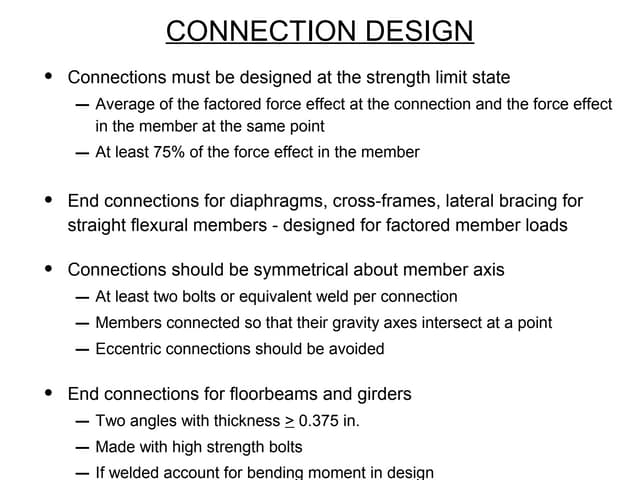 Eccentric connections in steel structure | PPTX | Physics | Science
