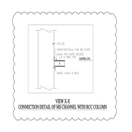 Connection detail of lintel beam | PPT